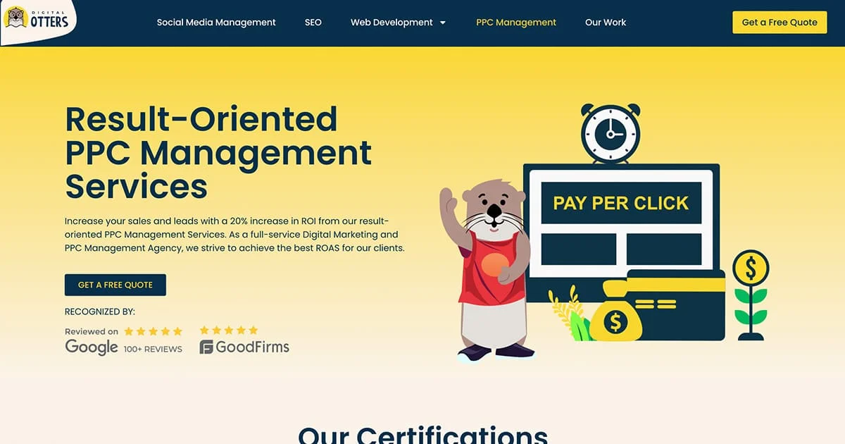 PPC Management Services - Paid Ads Services - digitalotters.com