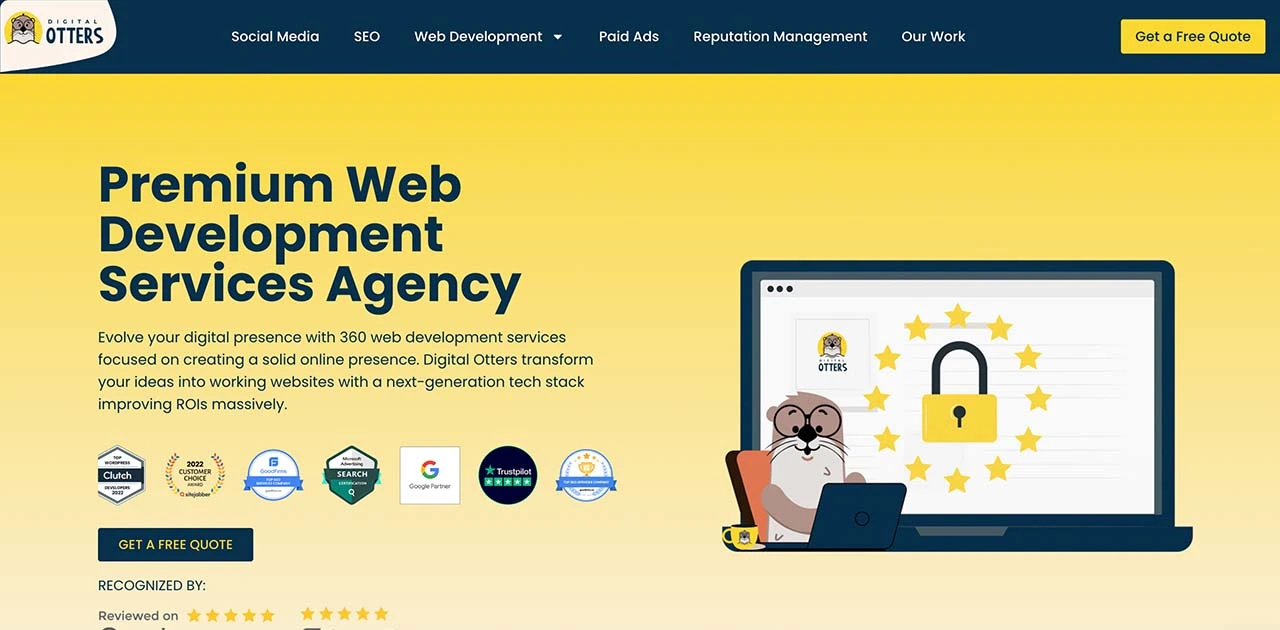 Expert Web Development & Design Services | Digital Otters